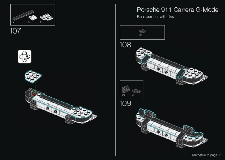 Porsche 911 Carrera - Rear Bumper With Tiles | PDF
