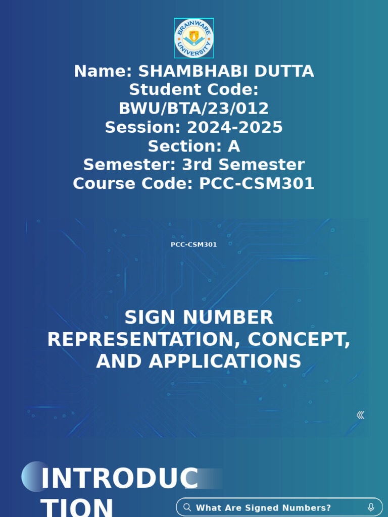 Name: Shambhabi Dutta Student Code: BWU/BTA/23/012 Session: 2024-2025 Section: A Semester: 3rd ...