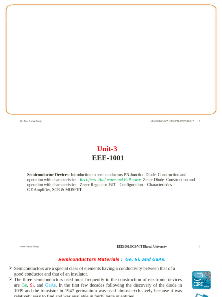 Semiconductor Devices Overview | PDF | Bipolar Junction Transistor ...