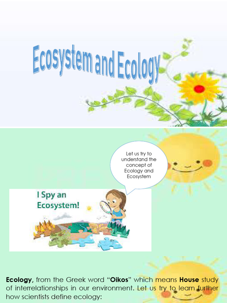 Basic Ecological Concept | PDF