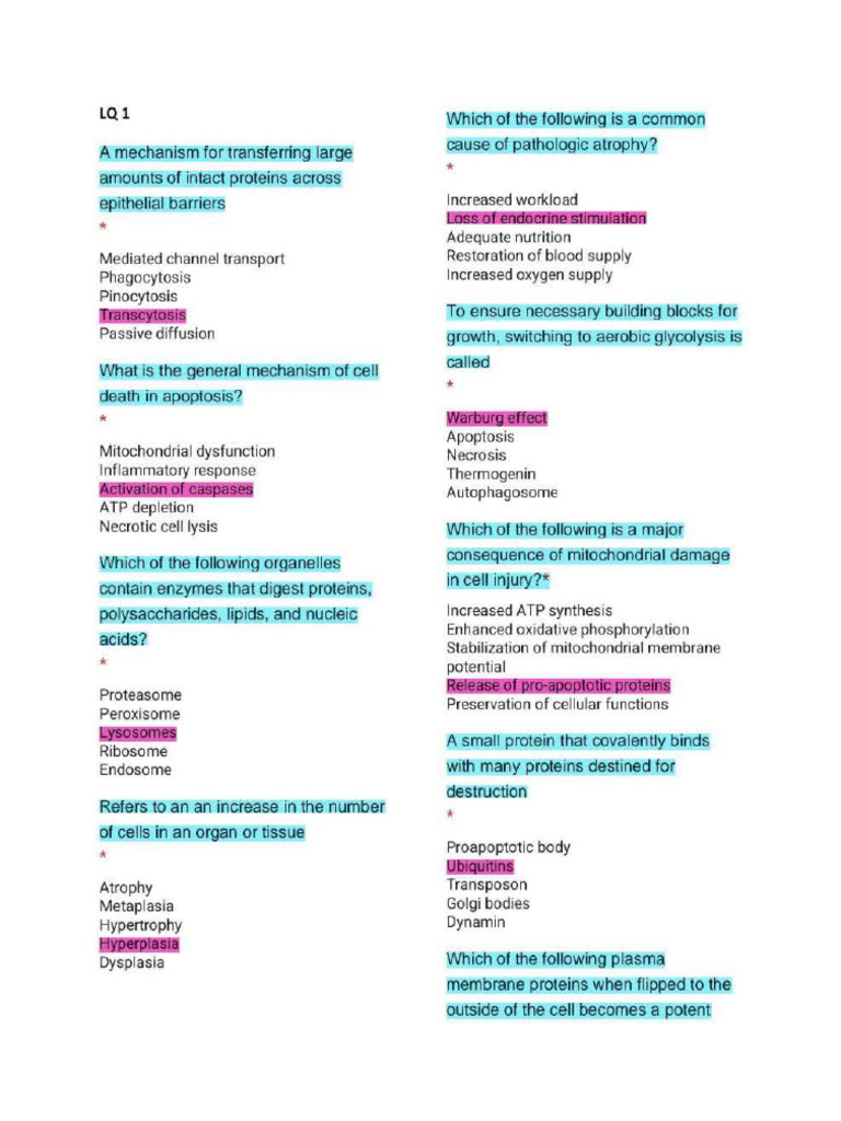 Patho Compilation | PDF