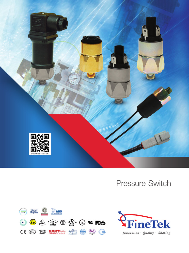 SQX Pressure Switch New | PDF | Switch | Electromagnetism