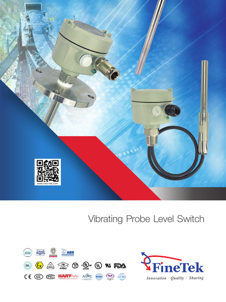 Vibrating Probe Level Switch Overview | PDF | Relay | Electrical ...