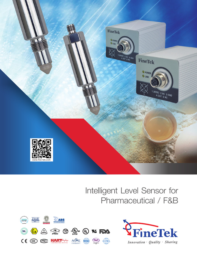 SIS Intelligent Level Sensor For Pharmaceutical - F&B - New | PDF ...