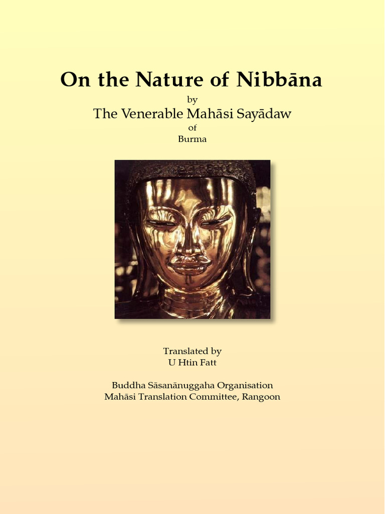 On The Nature of Nibbana | PDF | Knowledge | Nirvana