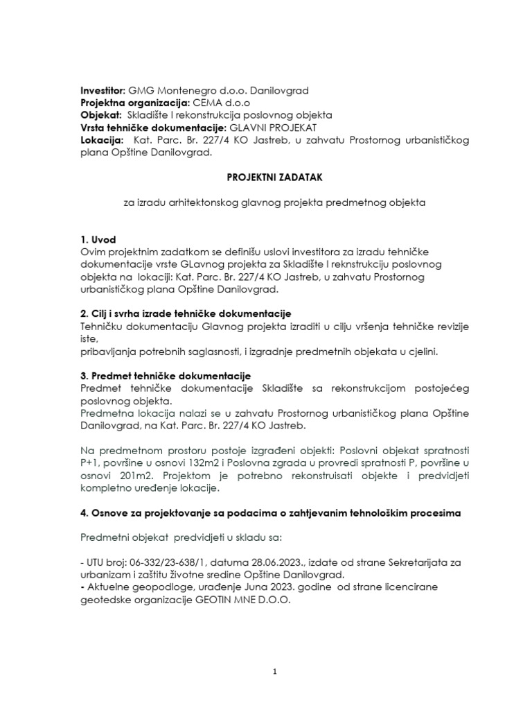 02 Projektni Zadatak | PDF