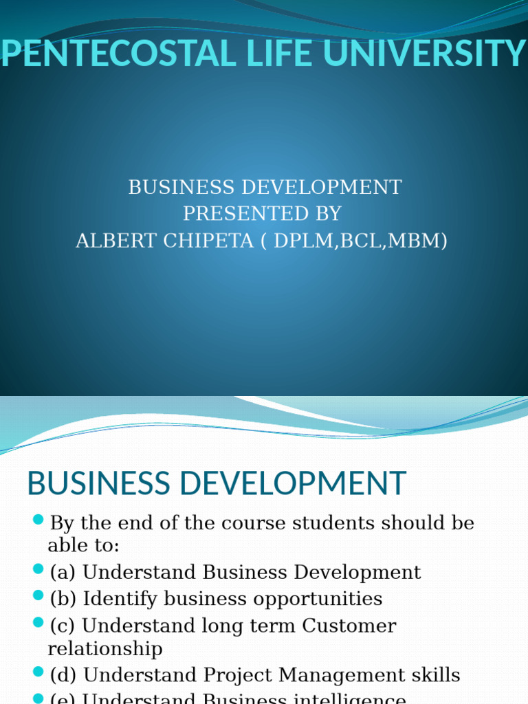 Business Development Essentials Guide | PDF | Marketing | Business