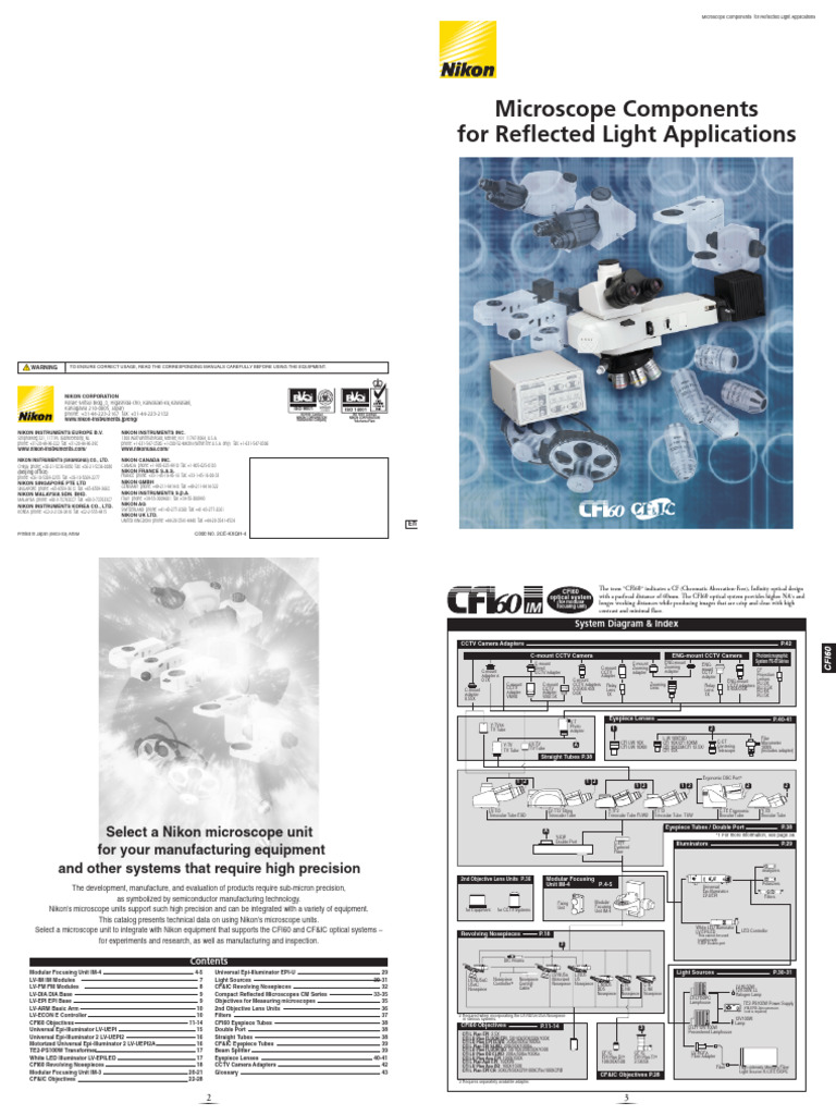 Microscope+Components | PDF | Nikon | Zoom Lens