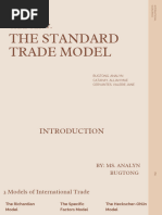 Chapter 5 - The Standard Trade Model | PDF | Economics | Economic Growth