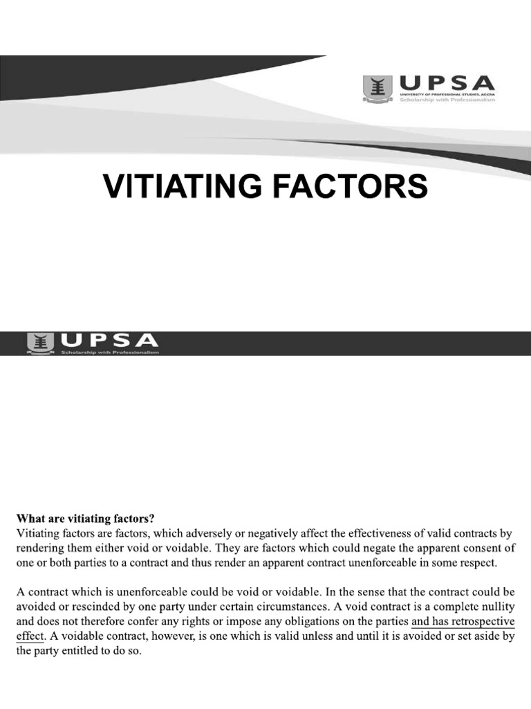VITIATING | PDF