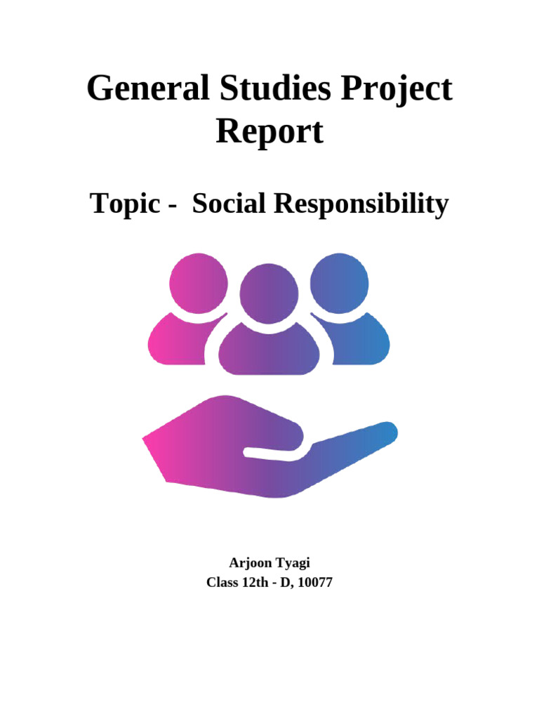 Gst Project | PDF | Sustainability | Volunteering
