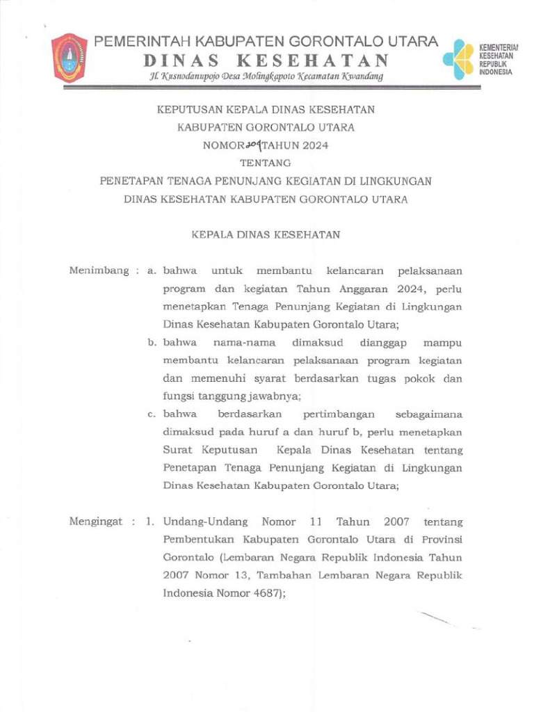 SK TPK Juli 2024 | PDF