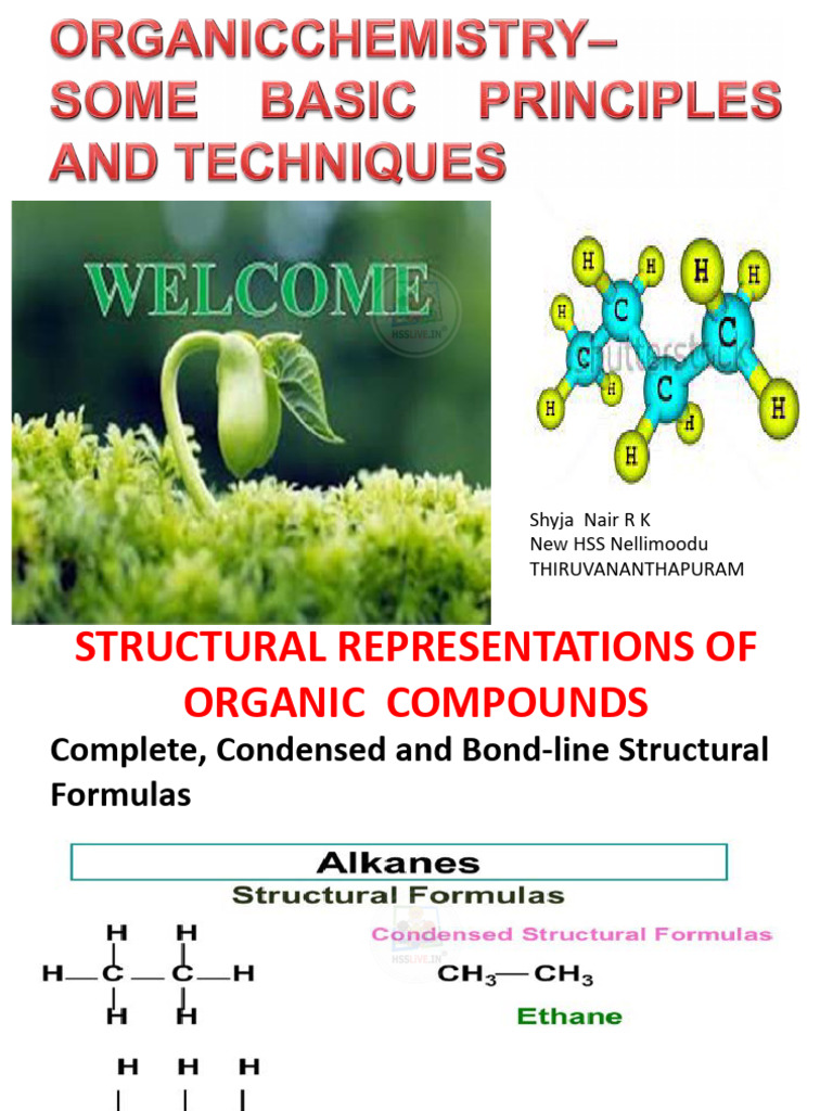 Hsslive Xi Chem Cha 12 Organic Chemistryâ__ Some Basic Principles Shyja ...