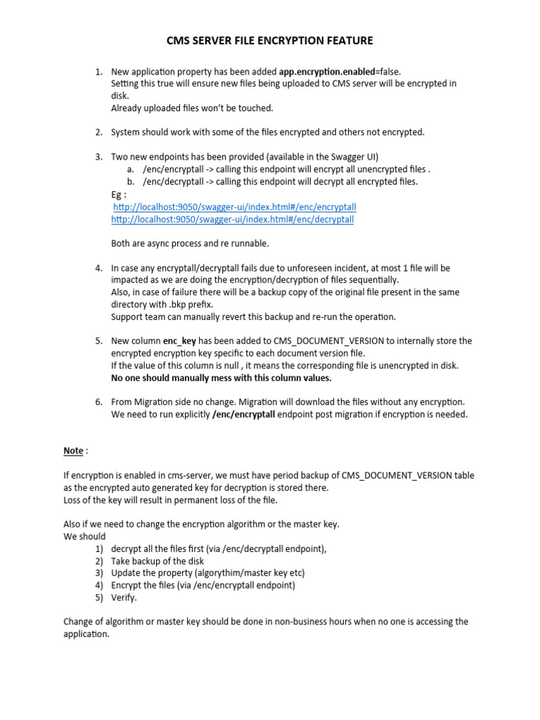 Cmsserverfileencryption Pdf Encryption Computer File 1939