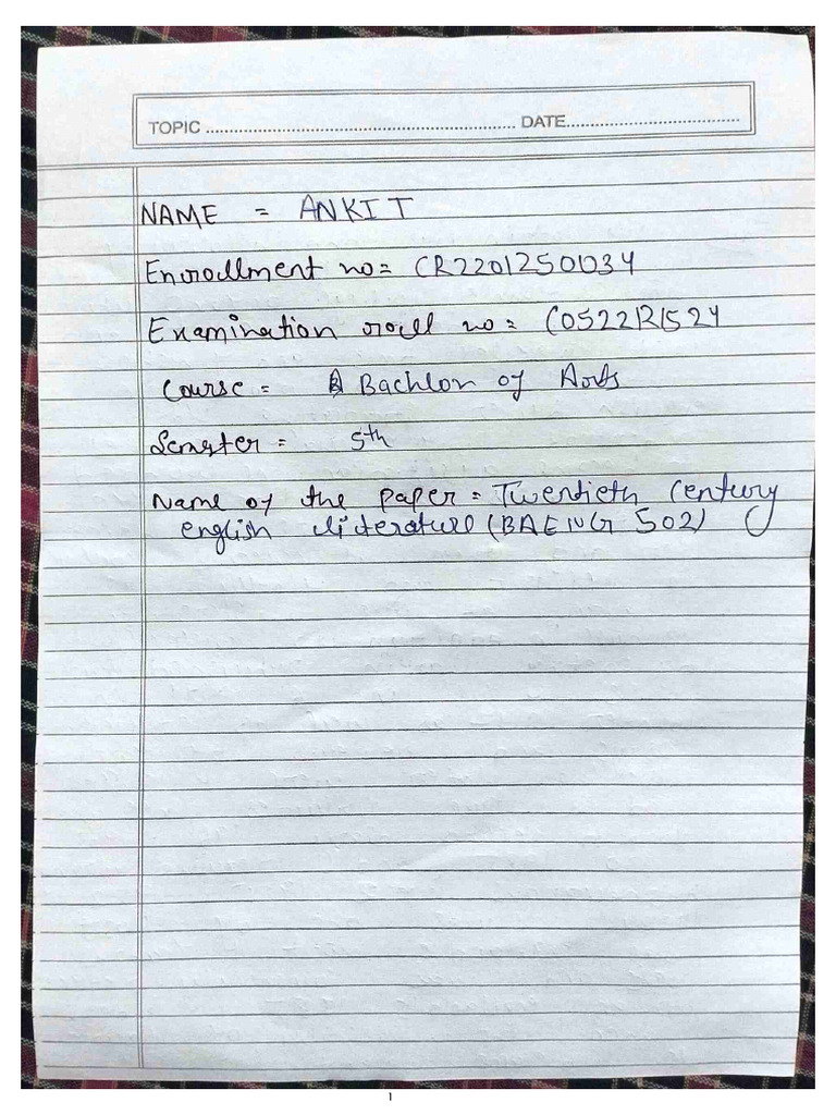 Ankit Answer 1 | PDF