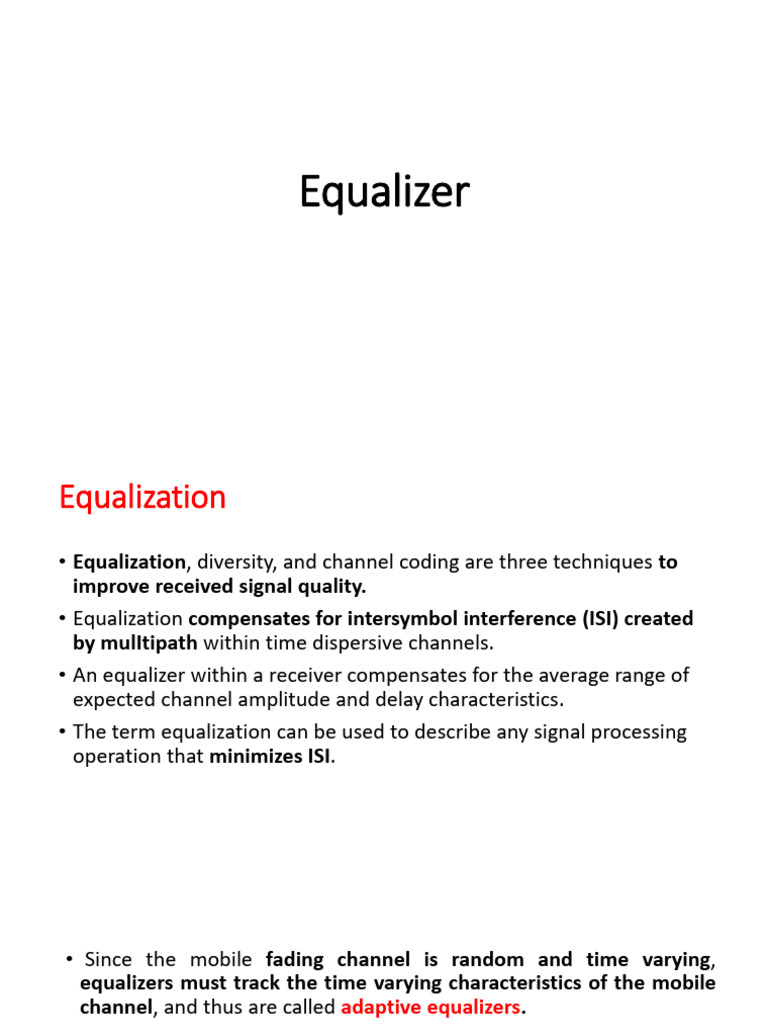 WC EQUALIZER part1 | PDF | Equalization (Audio) | Filter (Signal Processing)