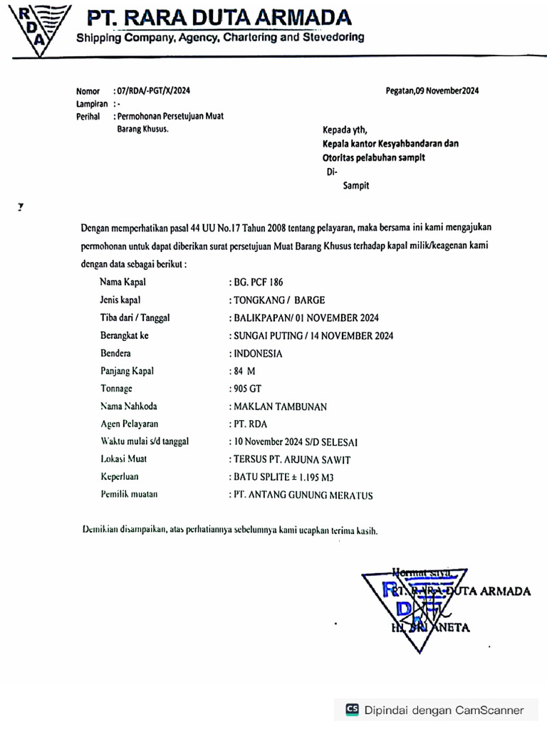 Permohonan Barsus PCF | PDF