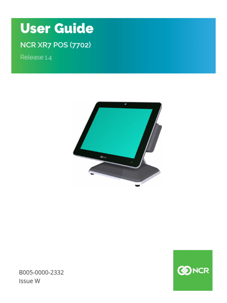 User Guide: NCR XR7 POS (7702) | PDF | Ieee 802.11 | Usb