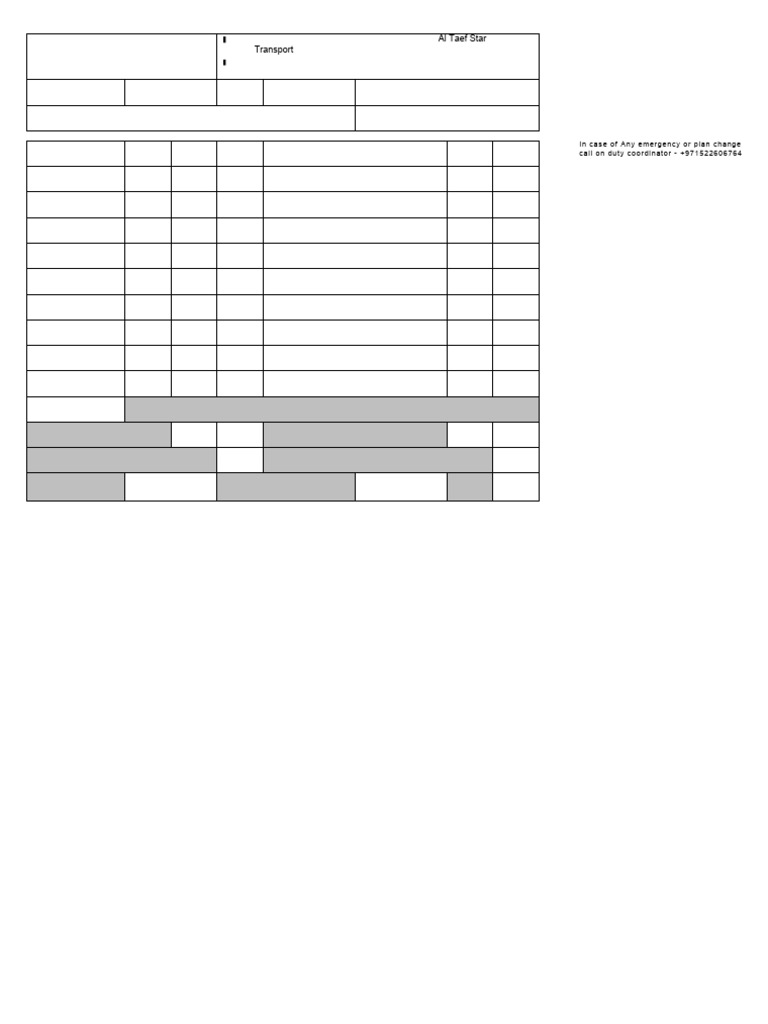 Daily Route Plan ATS | PDF