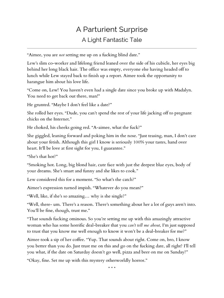 A Parturient Surprise | PDF | Breast | Breastfeeding