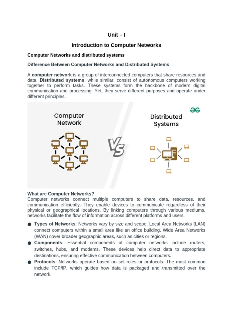 Computer Networks | PDF | Computer Network | Osi Model
