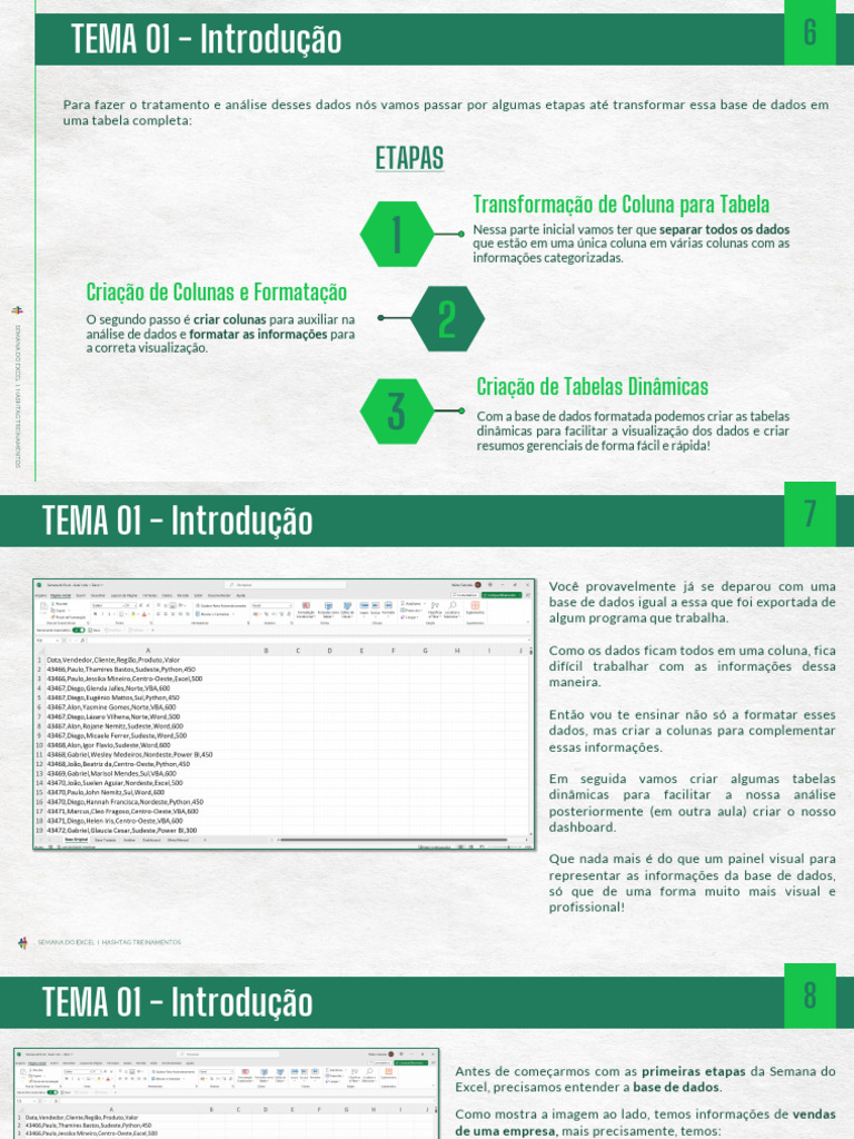 Apostila de Excel - Hipnotizando - Part2 | PDF | Bancos de dados | Análise de dados