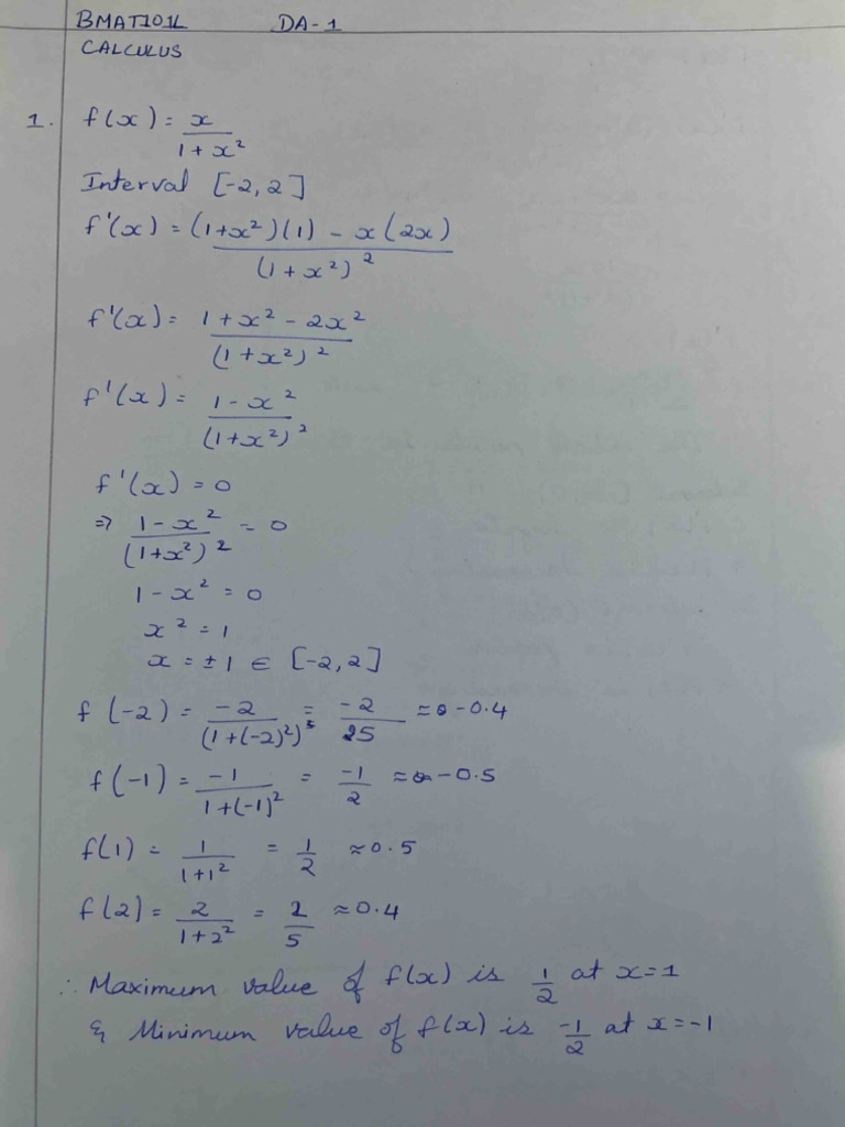 Maths Da-1 | PDF