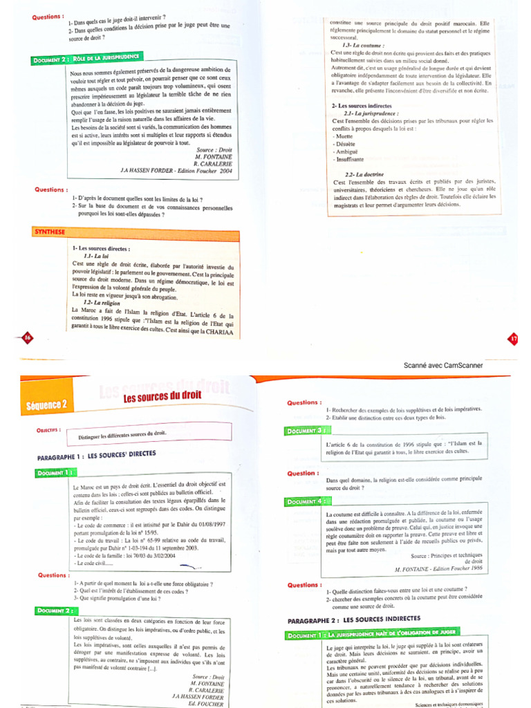 Cours de droit S1 et S2 | PDF