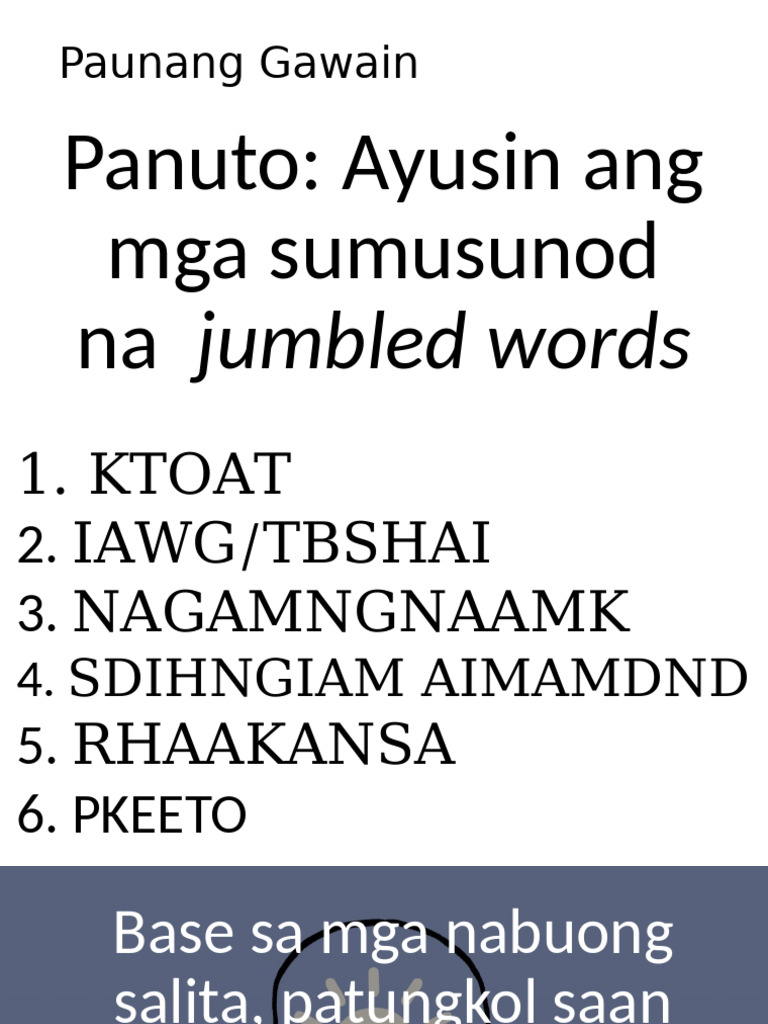 MODYUL 6 Mga Salik | PDF