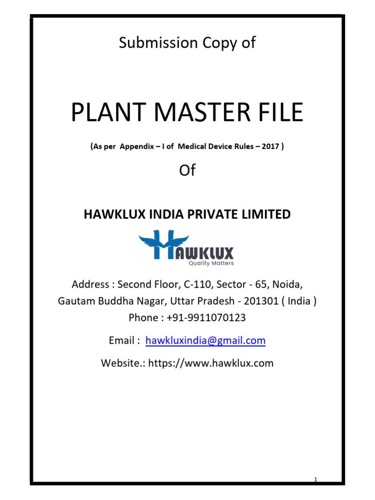 Specimen Device Master File | PDF | Medical Device