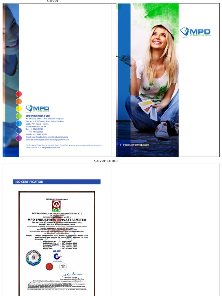 MPD Industries Product Catalog | PDF | Varnish | Paint