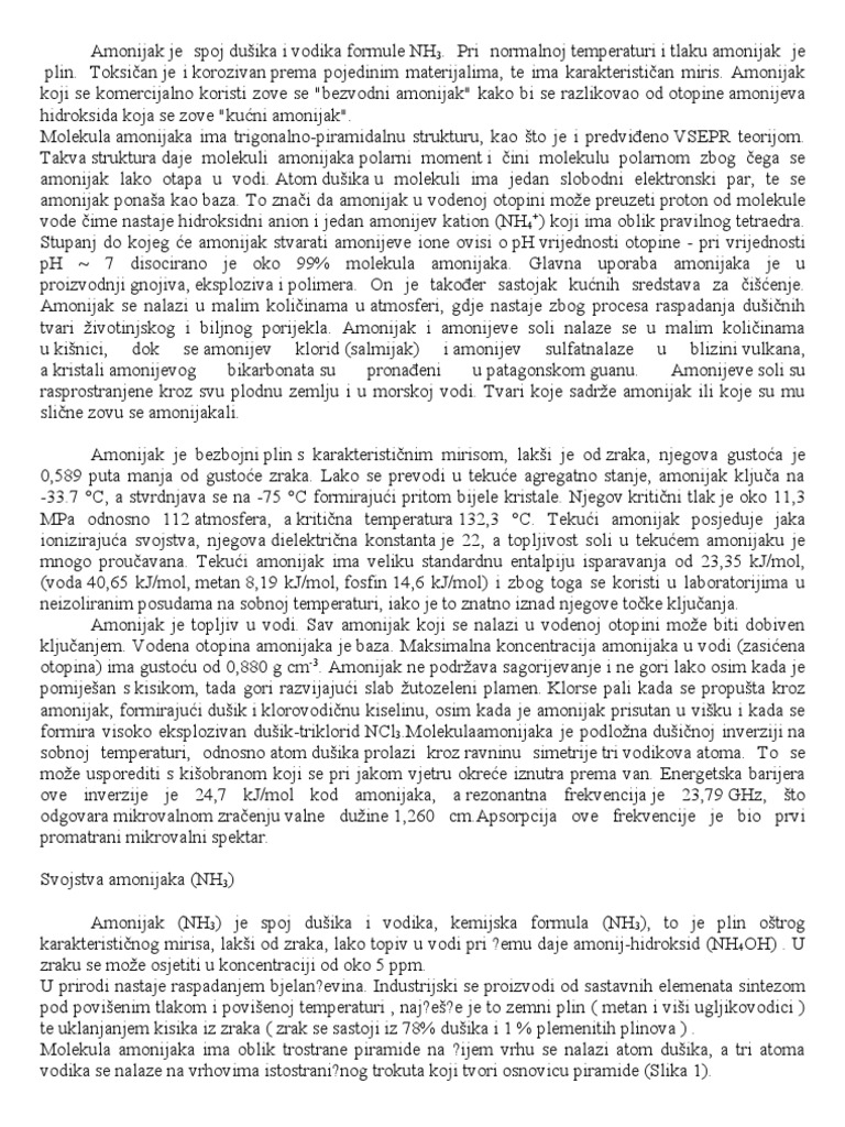 Amonijak | PDF