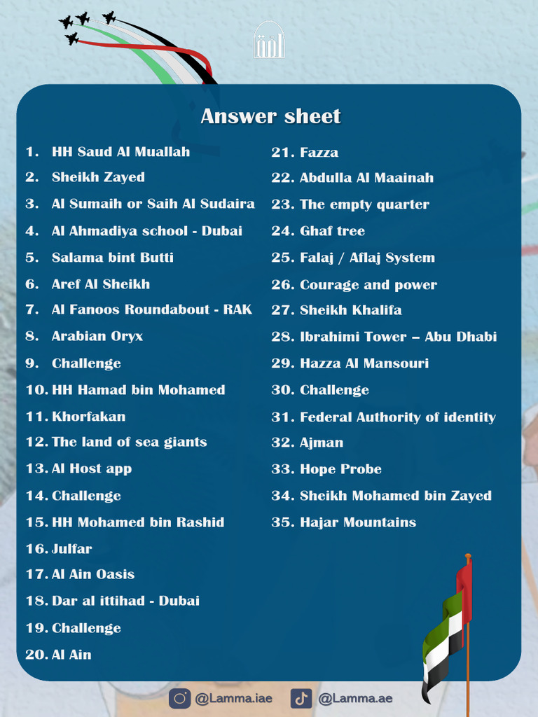Answer Sheet | PDF