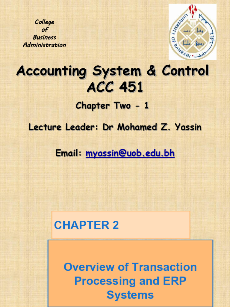 ACC451 Chapter Two 1 | PDF | Accounts Payable | Payroll