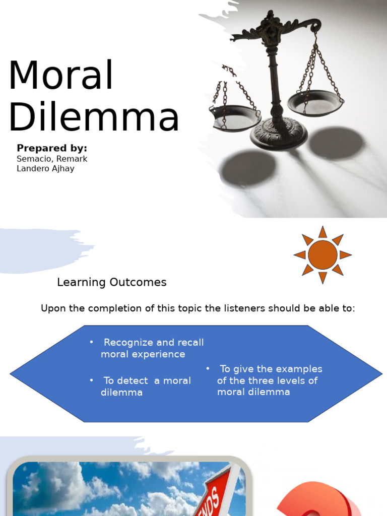 Moral Dilemma | PDF