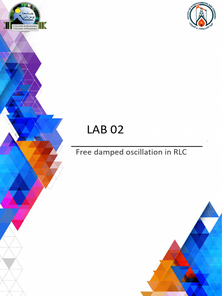 LAB 02 Damped Oscillations in RLC Circuits | PDF