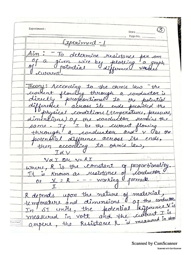 Physics Practical File Complete PDF-1 | PDF