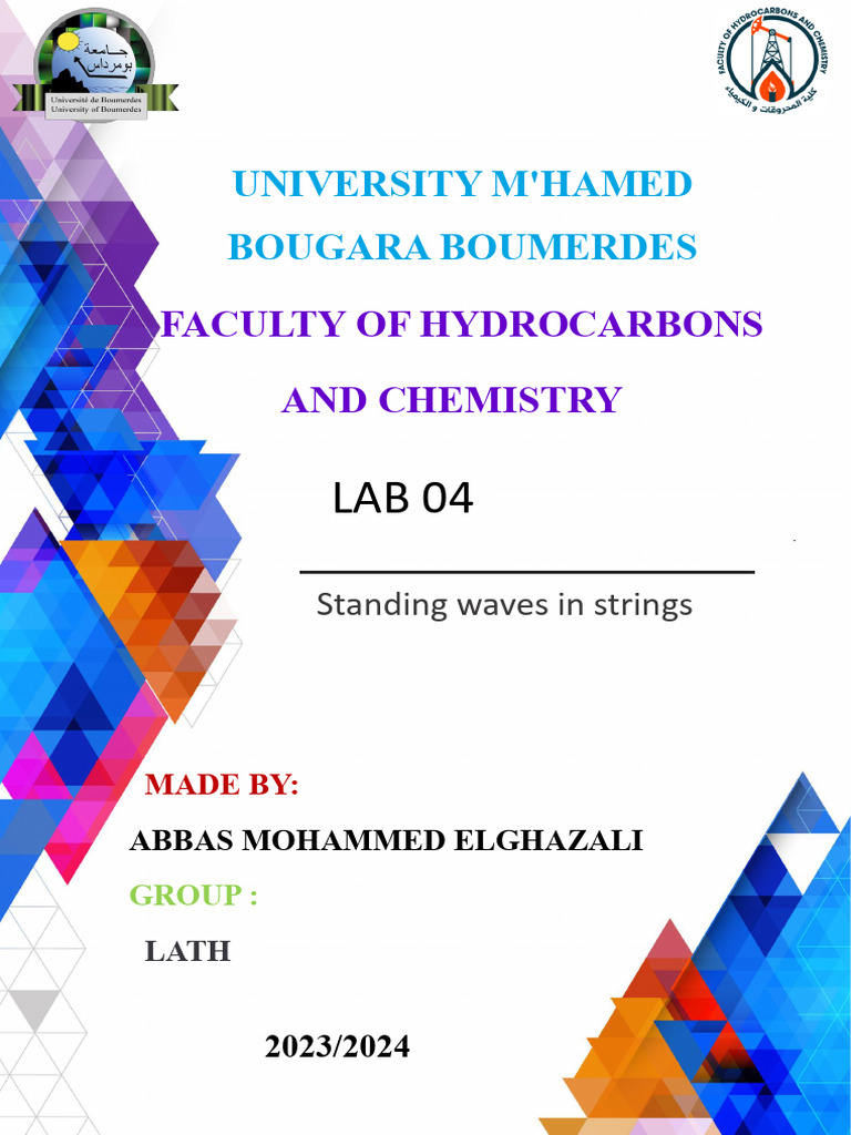 LAB 04 Waves | PDF | Waves | Wavelength