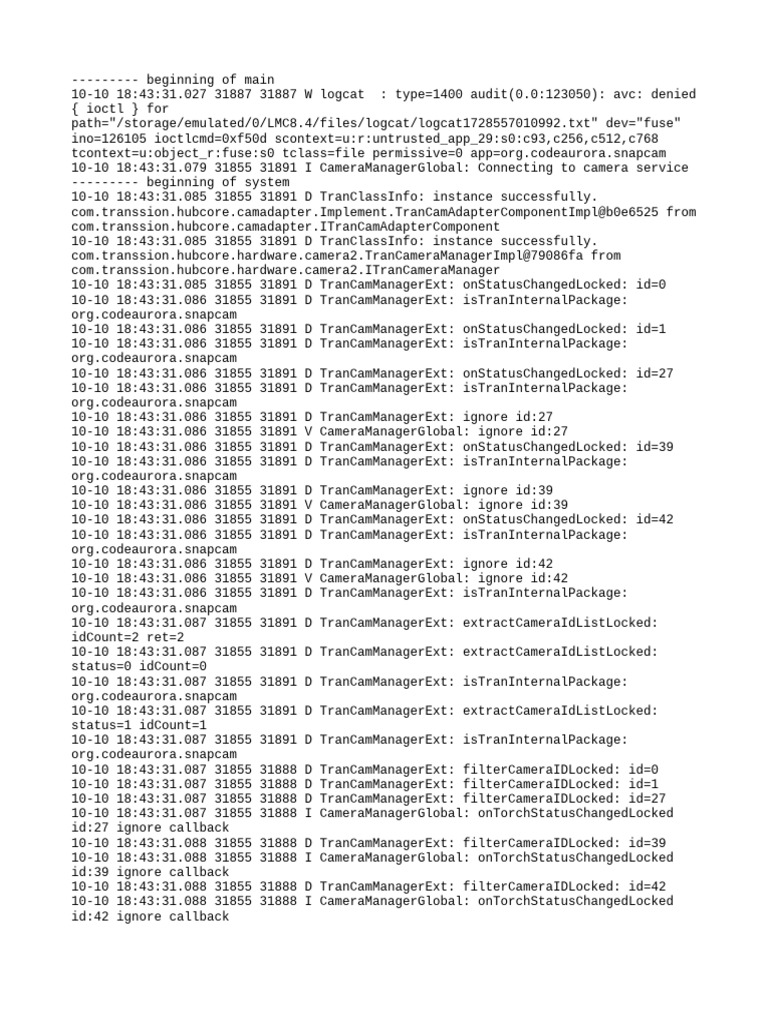 Log Cat 1728557010992 | PDF | Computer Architecture | Software Engineering
