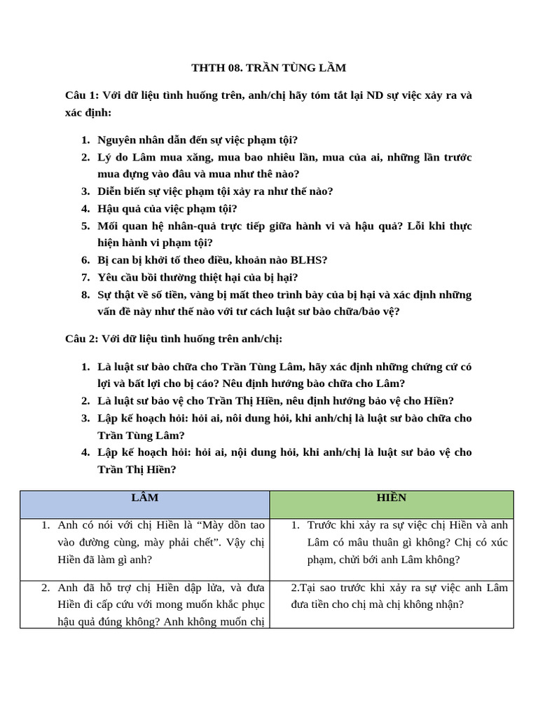 THTH 08 - Trả lời | PDF