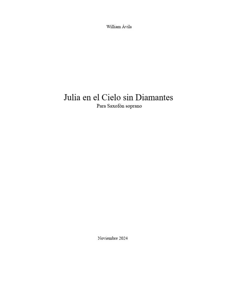 JCD - Saxo - William Ávila | PDF | Saxofón