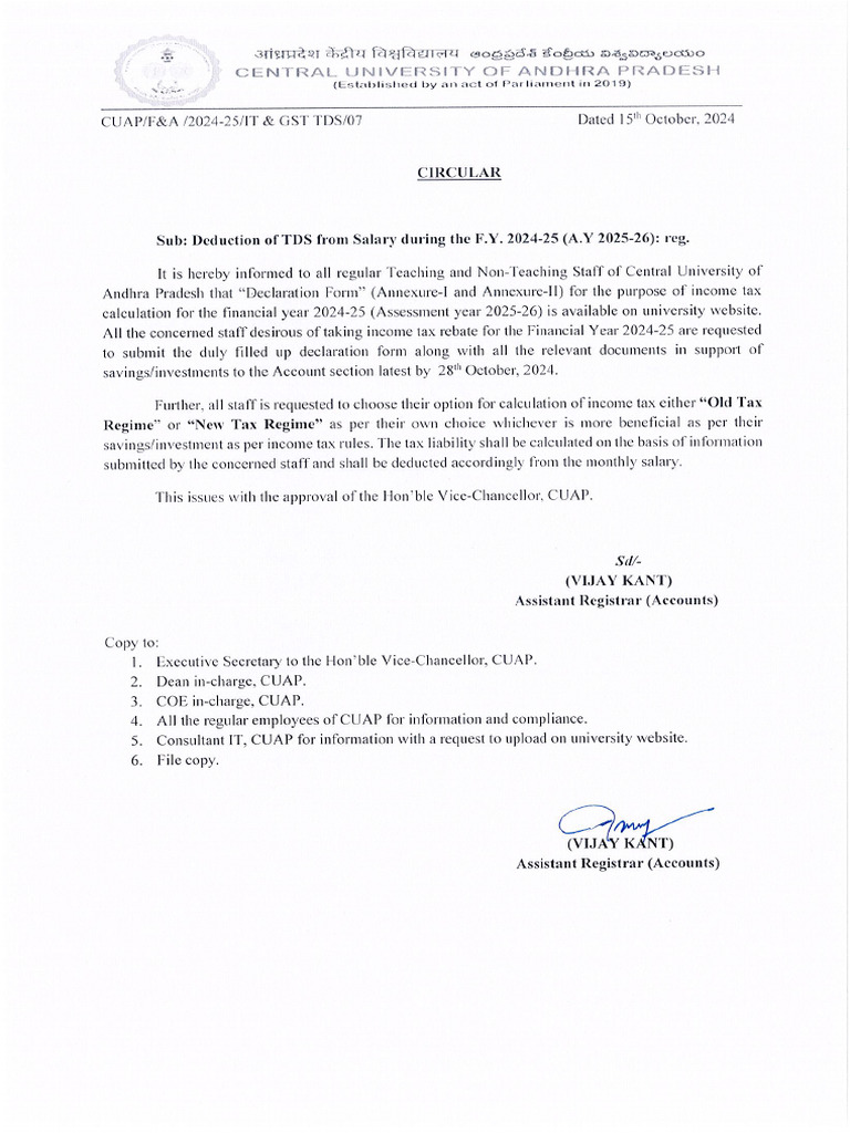 Form 12BB-FY 24-25 | PDF