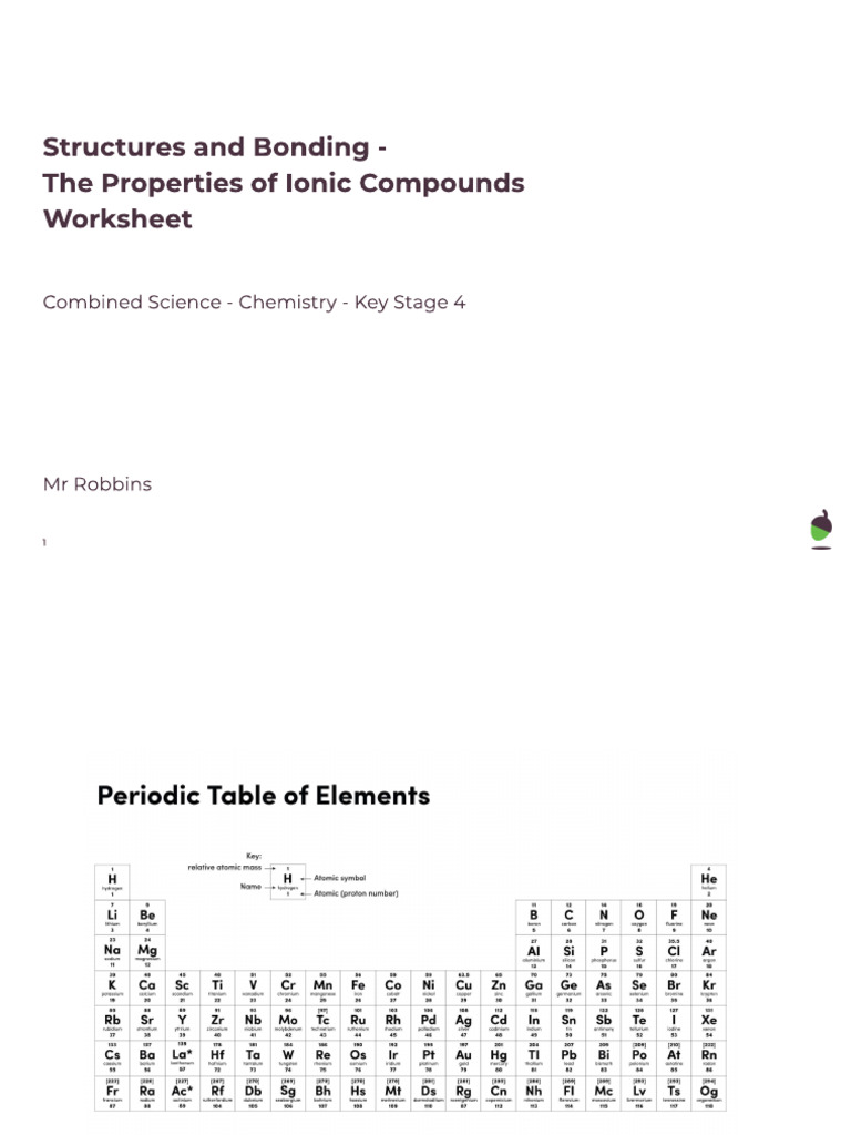 Ionic Compound - 2 | PDF