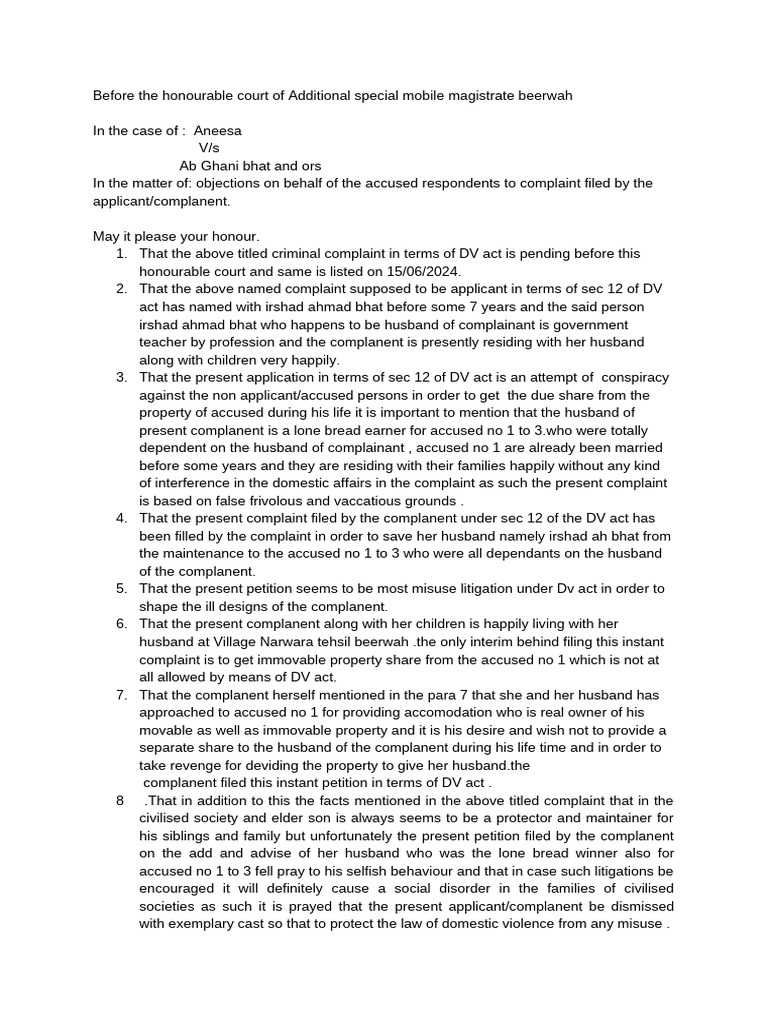 Paper | PDF | Complaint | Public Law