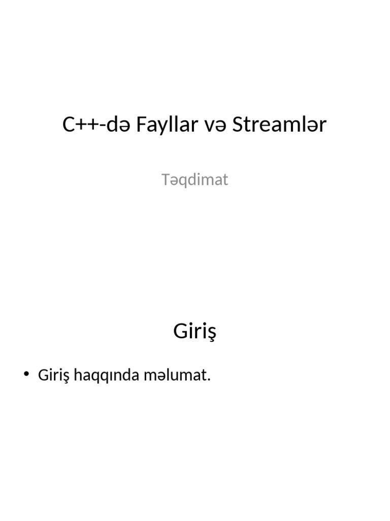 C++ Files and Streams Presentation | PDF