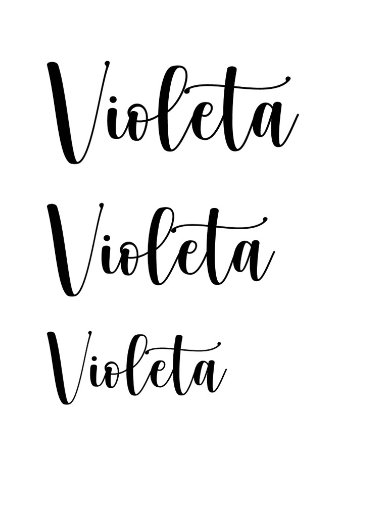 Violeta | PDF