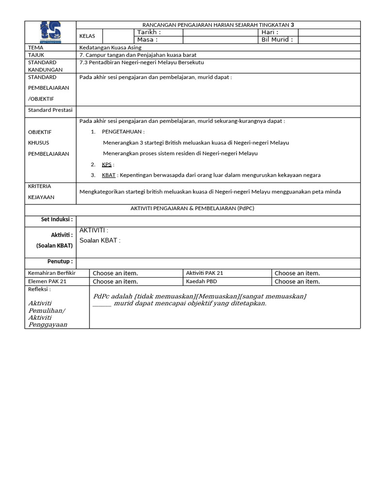 RPH T3 Bab 3.2.0 | PDF