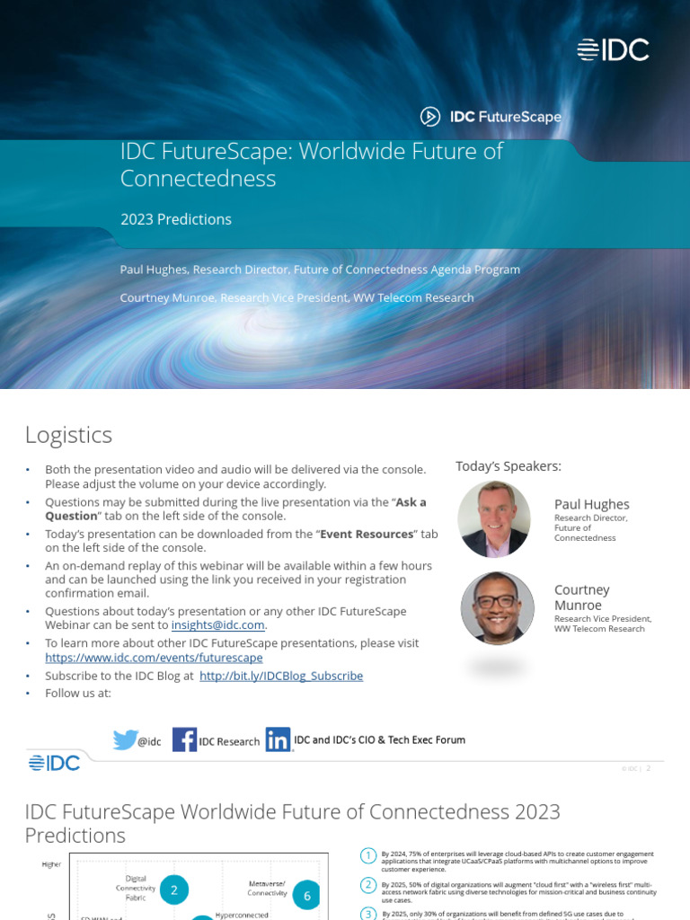 07.IDC Futurescape Template 2023 FoConn V2 | PDF | Cloud Computing | Internet Of Things