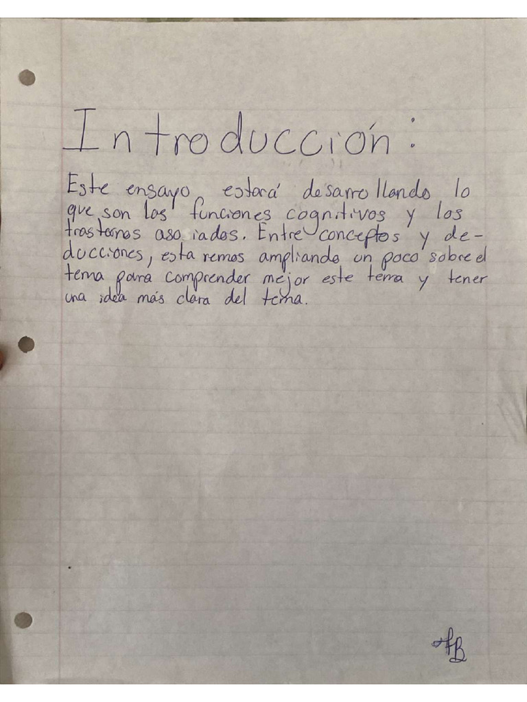 Funciones Cognitivas | PDF