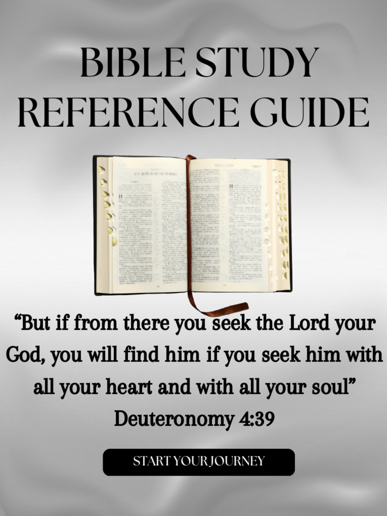 Bible Study Reference Guide | PDF | Bible | Gospels